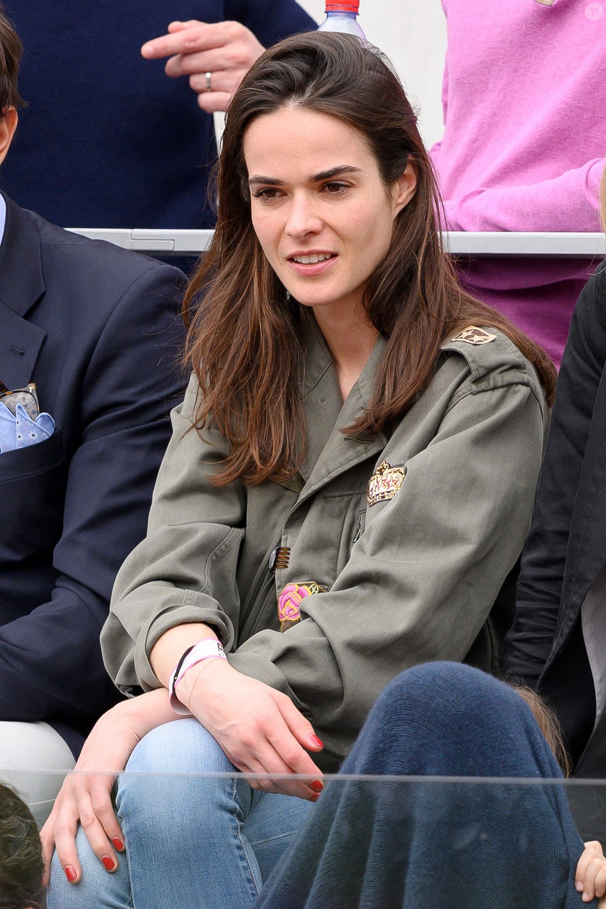 Photo : Catherine Robert assiste au tournoi de double Stars, Set et ...