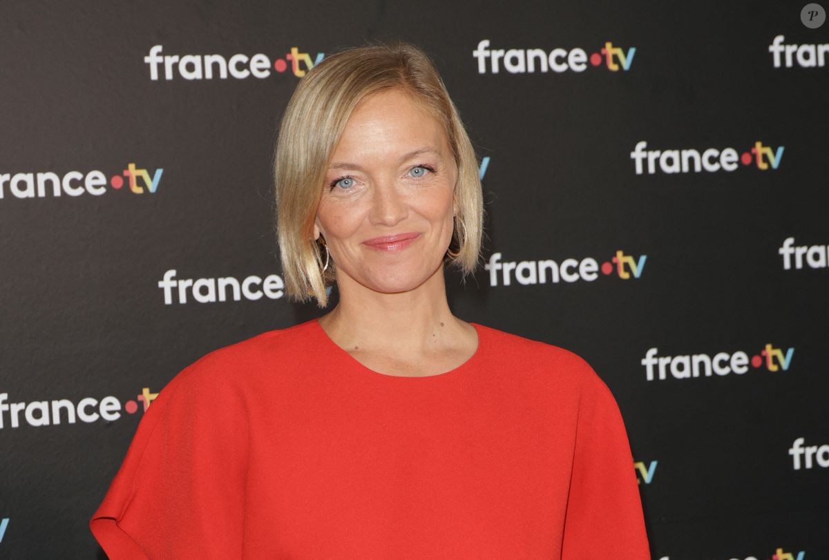 Photo : Maya Lauqué au photocall de la conférence de presse de rentrée ...