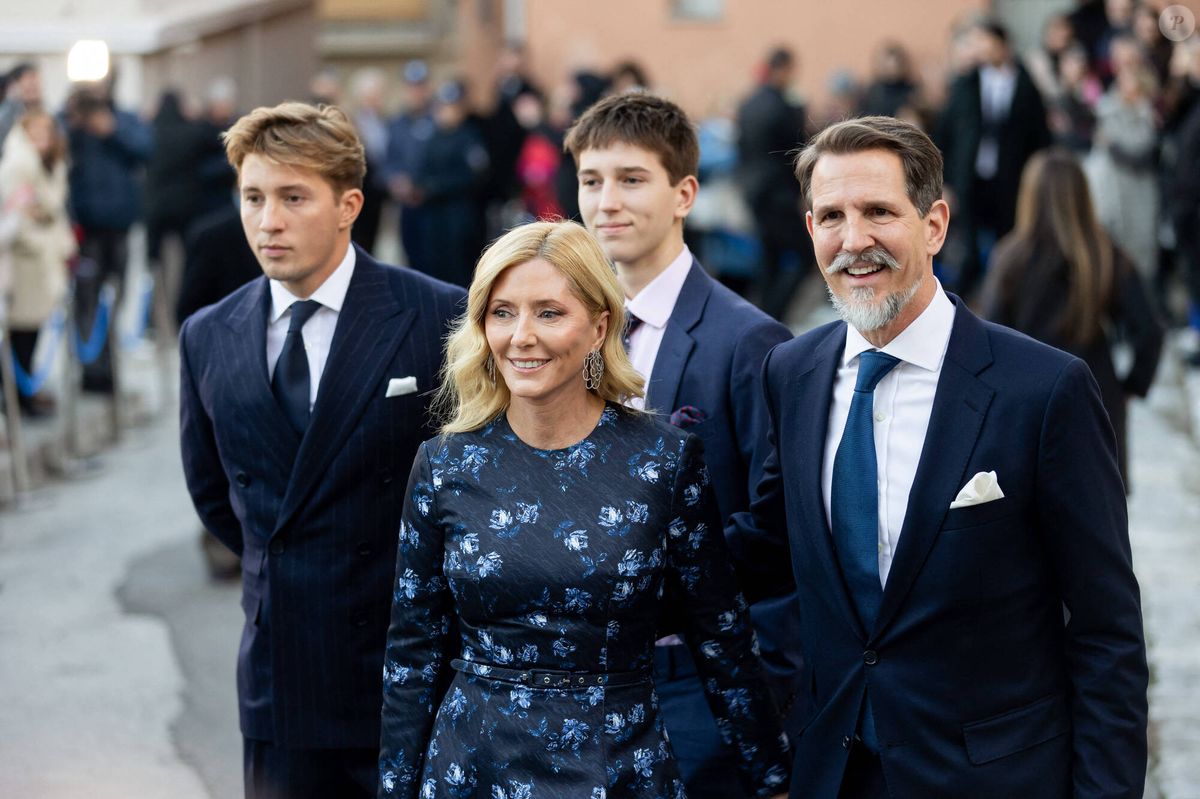 Photo : Le prince Paul de Grèce, la princesse Marie-Chantal, le prince ...
