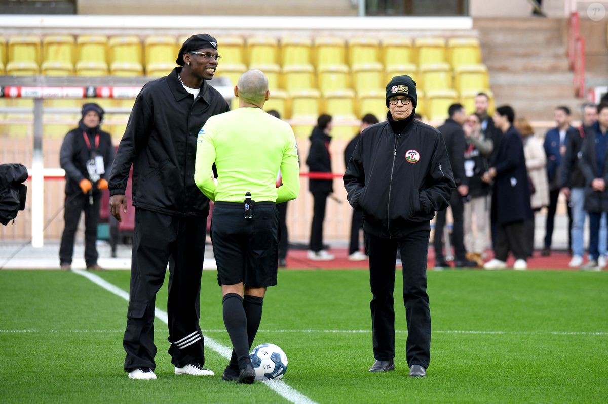 Photo : Paul Pogba et la princesse Stéphanie de Monaco durant la ...