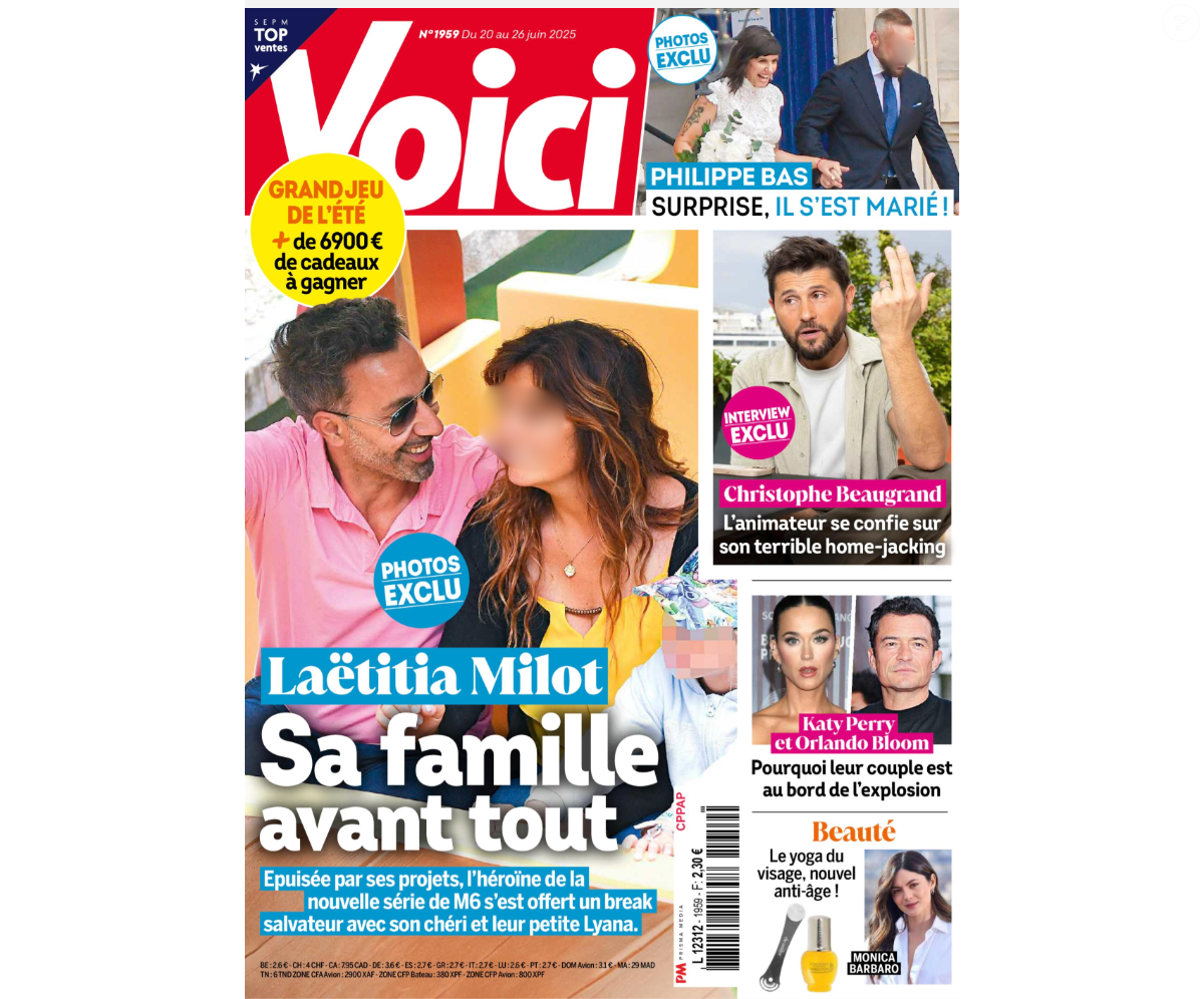 Photo : Couverture du magazine Voici du 20 juin 2025. - Purepeople