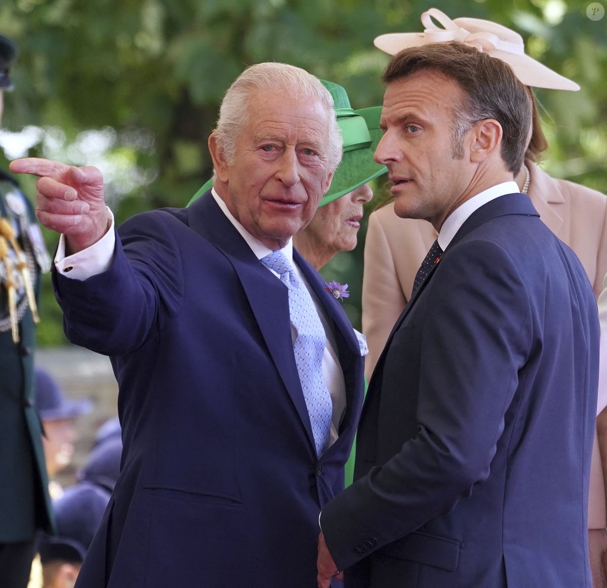 Photo : Le roi Charles III d'Angleterre et la reine consort Camilla ...