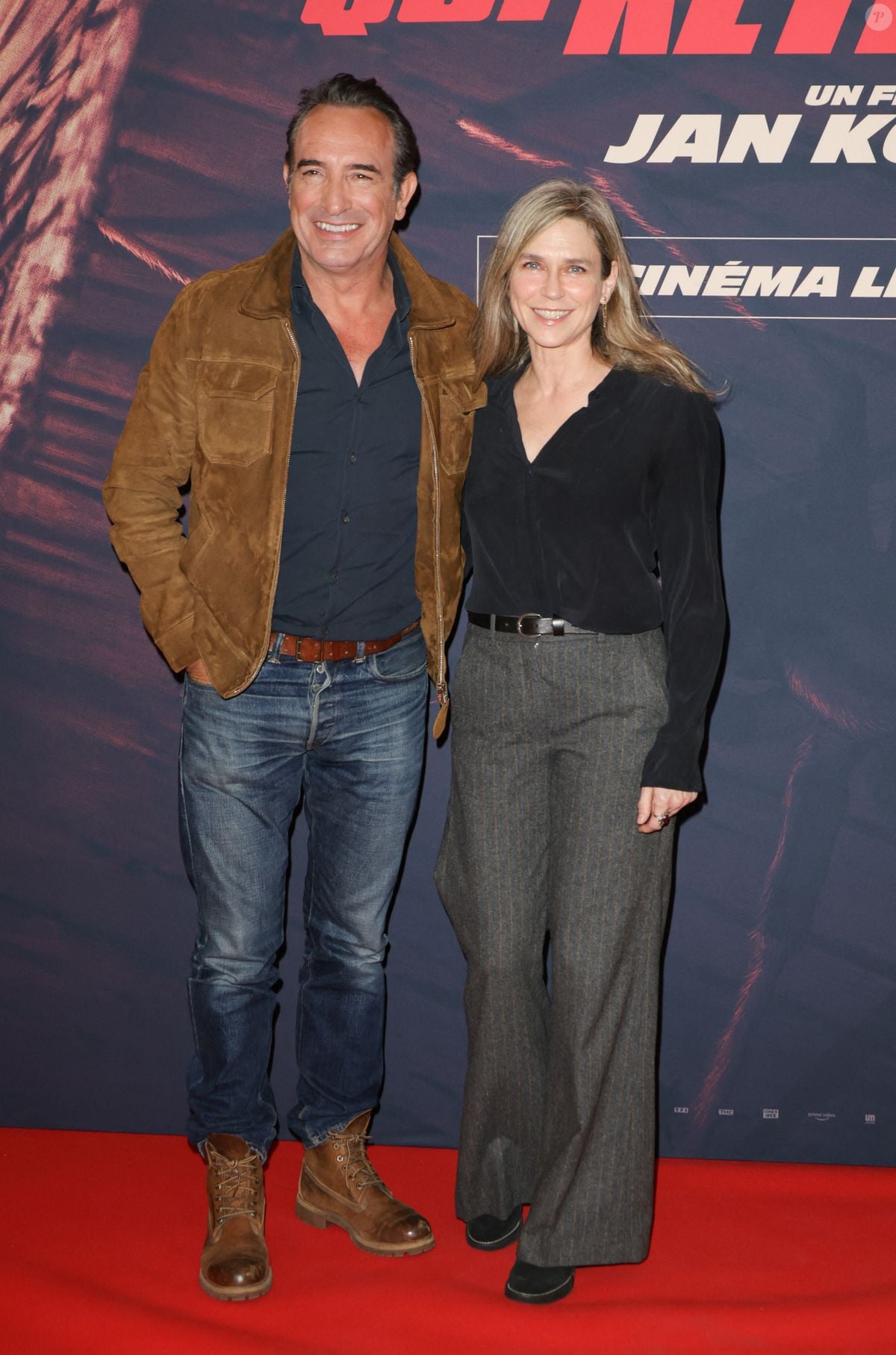 Photo : Jean Dujardin et Marie-Josée Croze - Avant-première du film "L ...