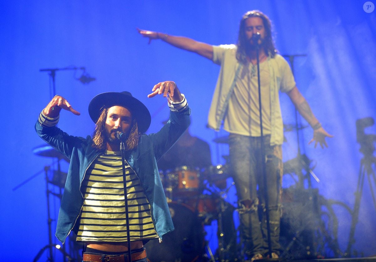 Photo : Fréro Delavega (Jérémy Frérot et Florian Delavega) lors de leur ...