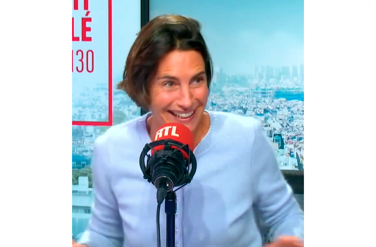 Photo : Alessandra Sublet, sur RTL le samedi 24 janvier. - Purepeople