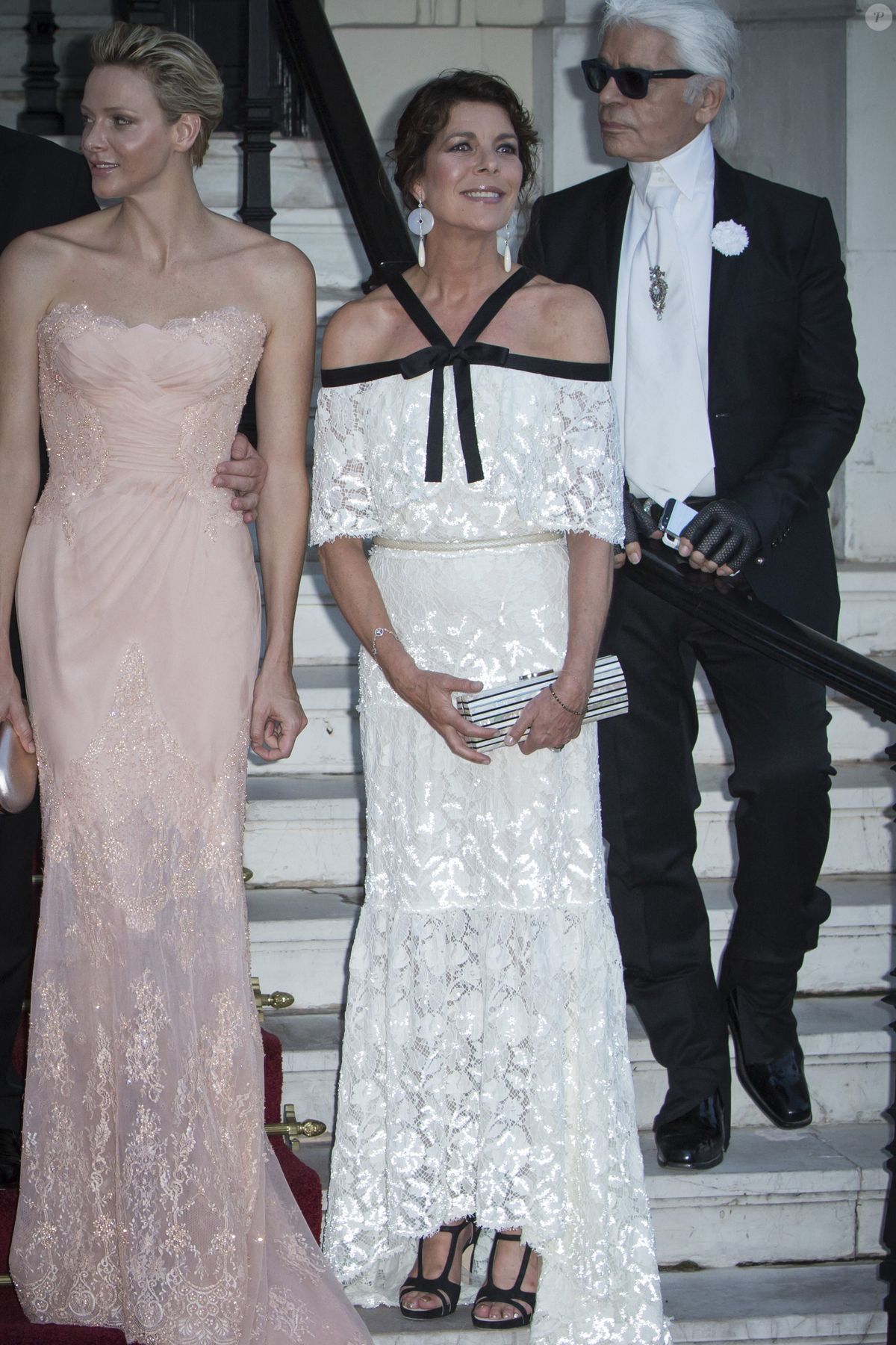 Photo : La princesse Charlene de Monaco, la princesse Caroline de ...