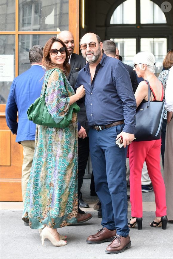 Photo : Kad Merad et sa femme Julia Vignali - Mariage de Claude Lelouch ...