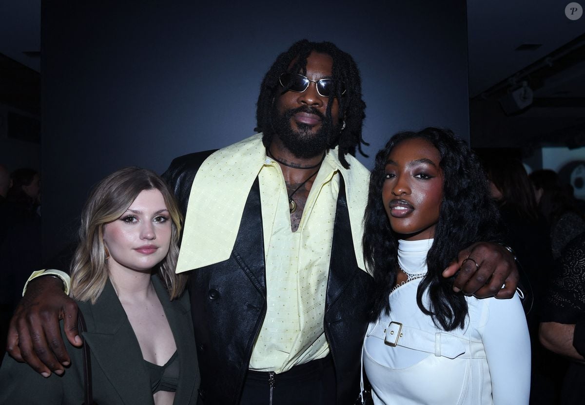 Photo : Damso avec Marine Delplace et Ebony Cham (Star Academy) au ...