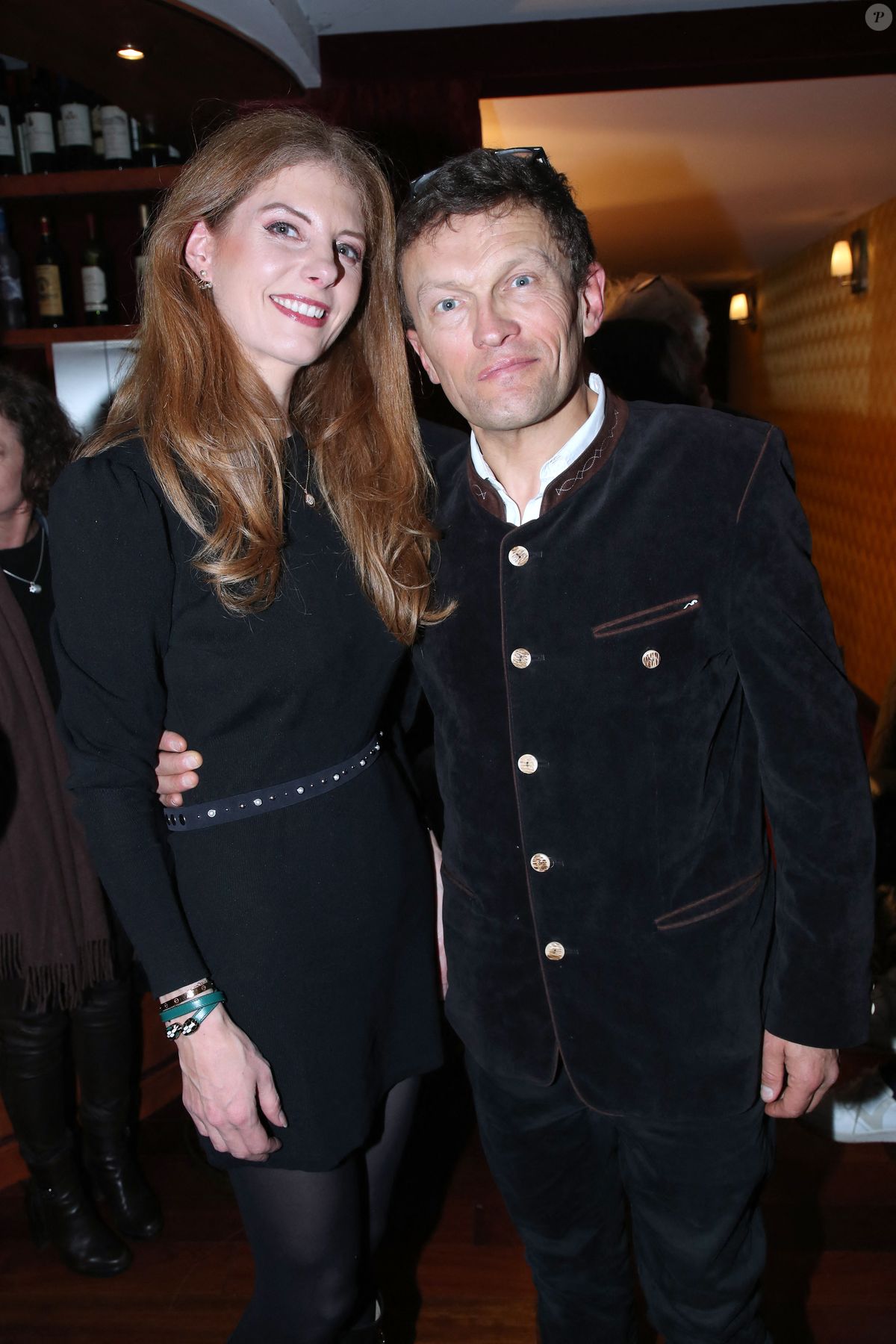 Photo : Exclusif - Sylvain Tesson et sa compagne Catherine Van Offelen ...