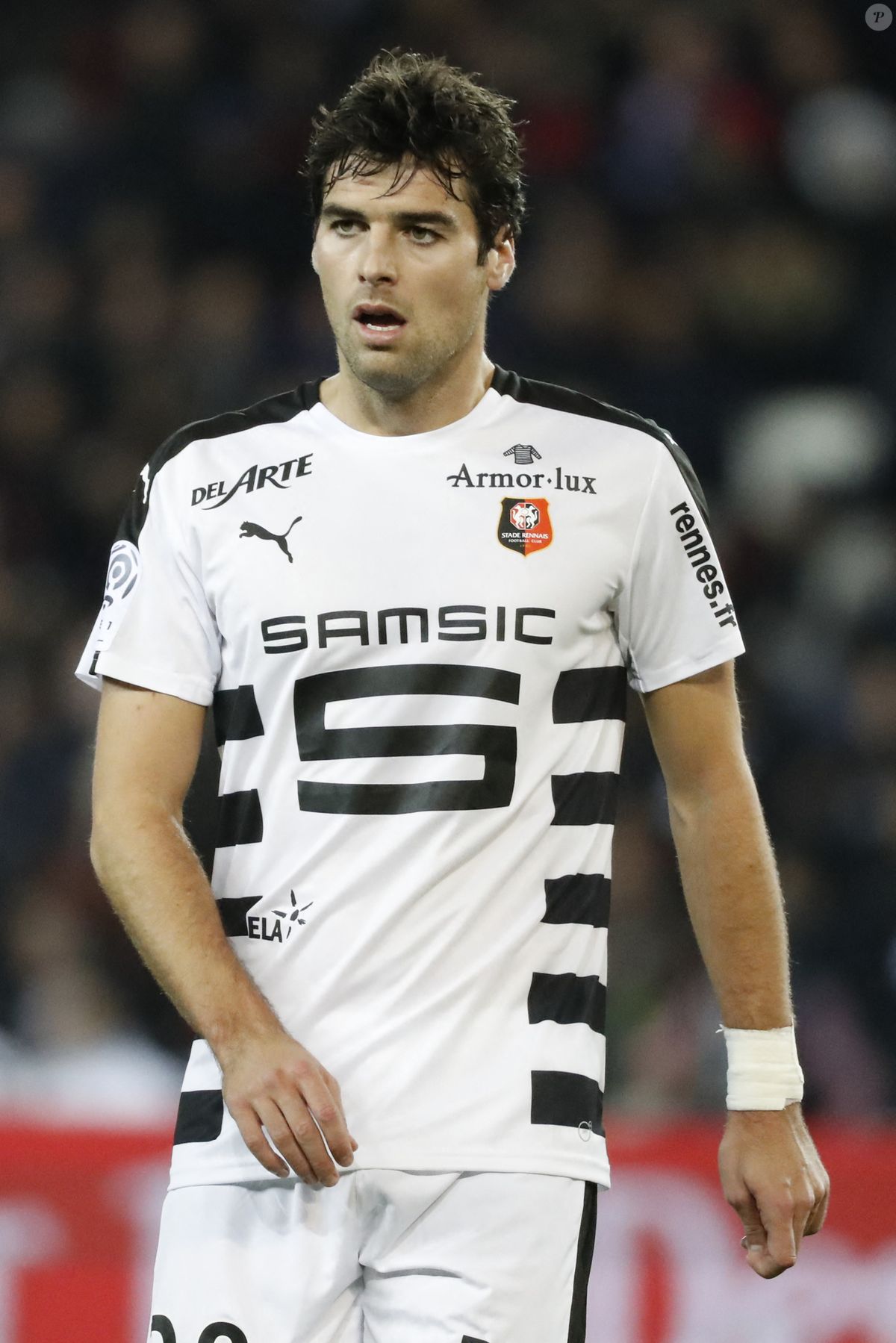 Photo : Yoann Gourcuff de Rennes pendant le match de football de la ...