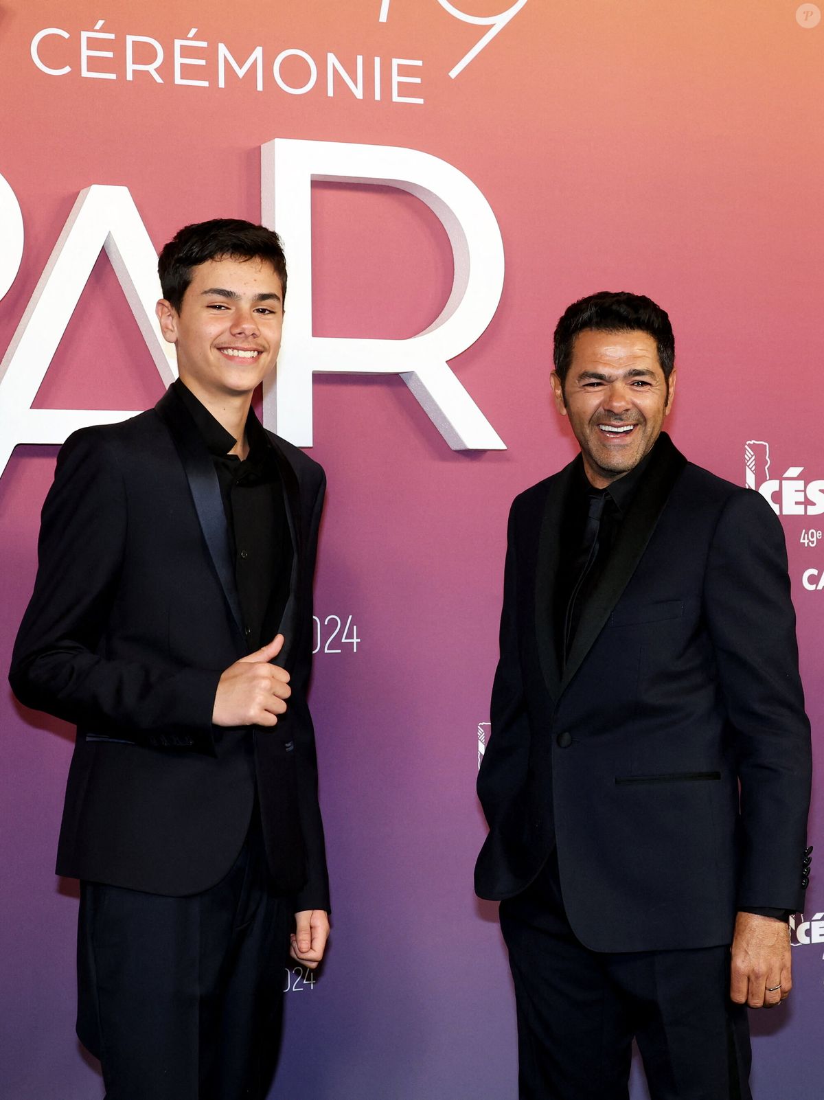 Photo : Jamel Debbouze et son fils Léon - Photocall des lauréats (press ...