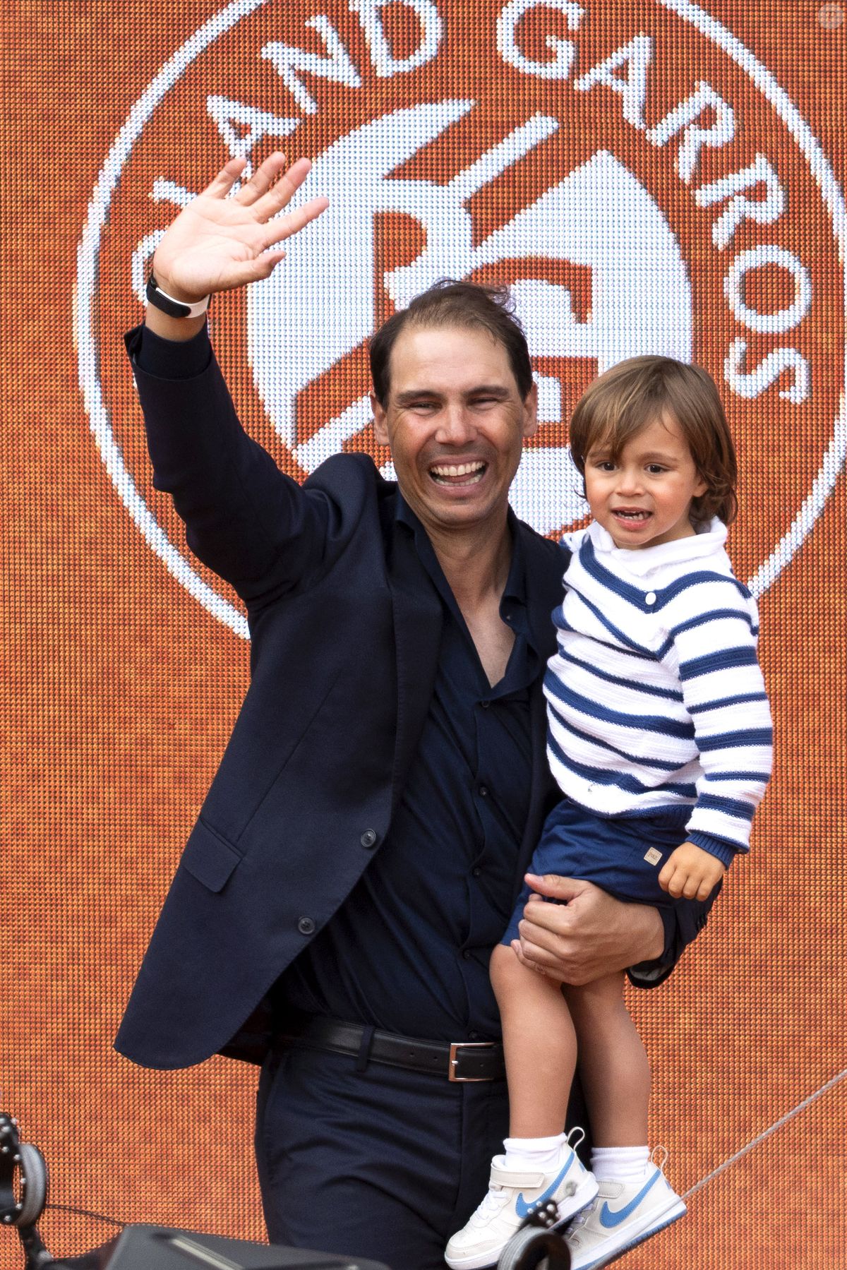 Photo : Rafael Nadal et son fils Rafael Junior à la cérémonie d'hommage ...