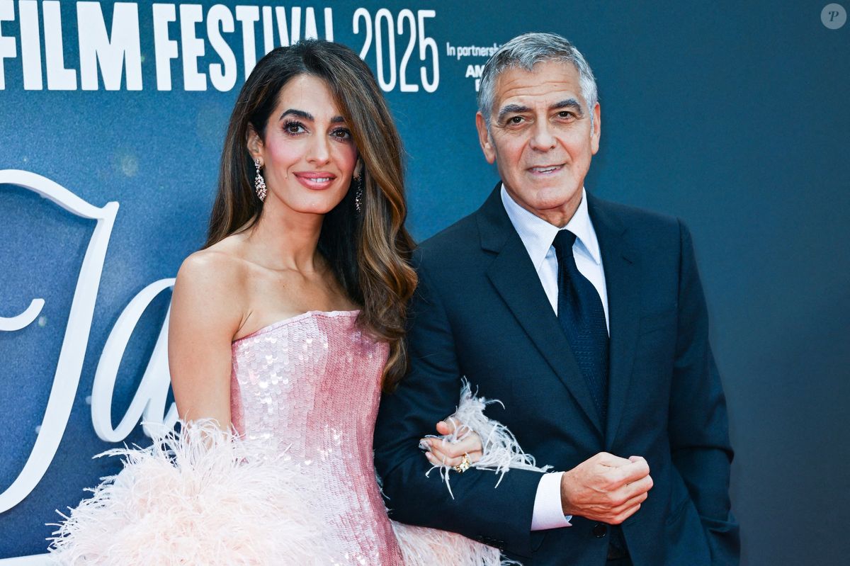 Photo : Amal Clooney et George Clooney assistent à la première de Jay ...