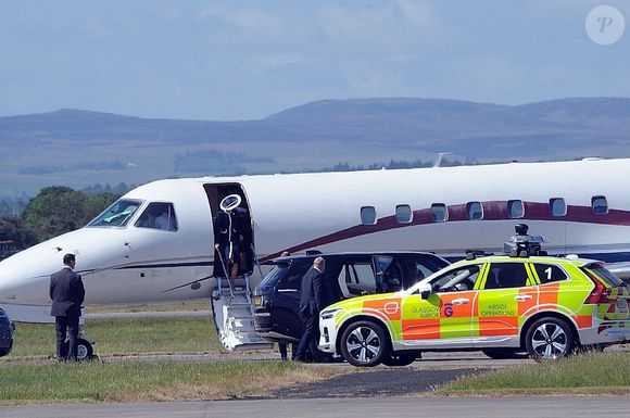 Photo : Le prince William et son épouse Kate Middleton à l'aéroport de ...
