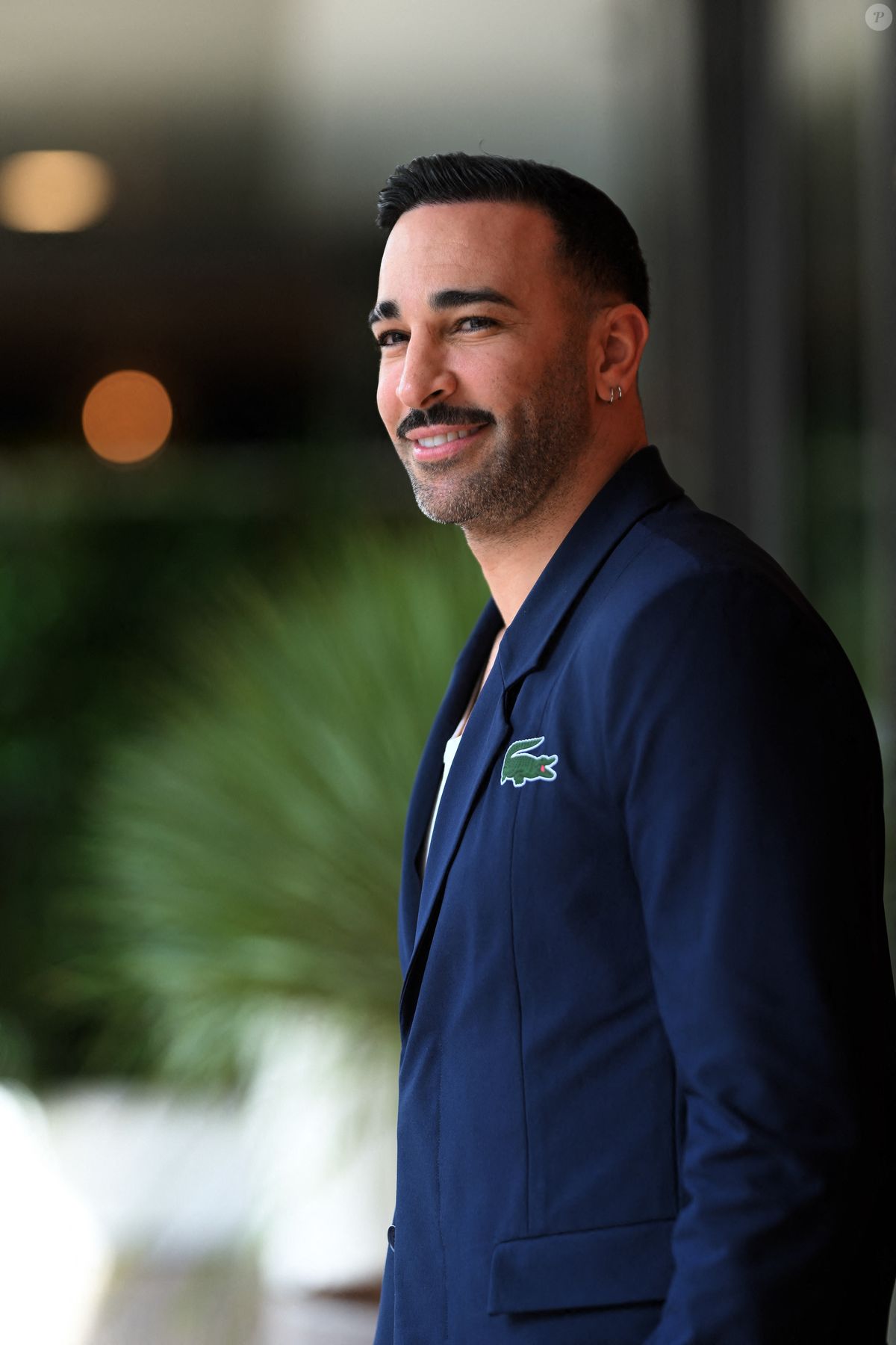 Photo : Adil Rami au Village de Roland Garros le 01 juin 2025 à Paris ...