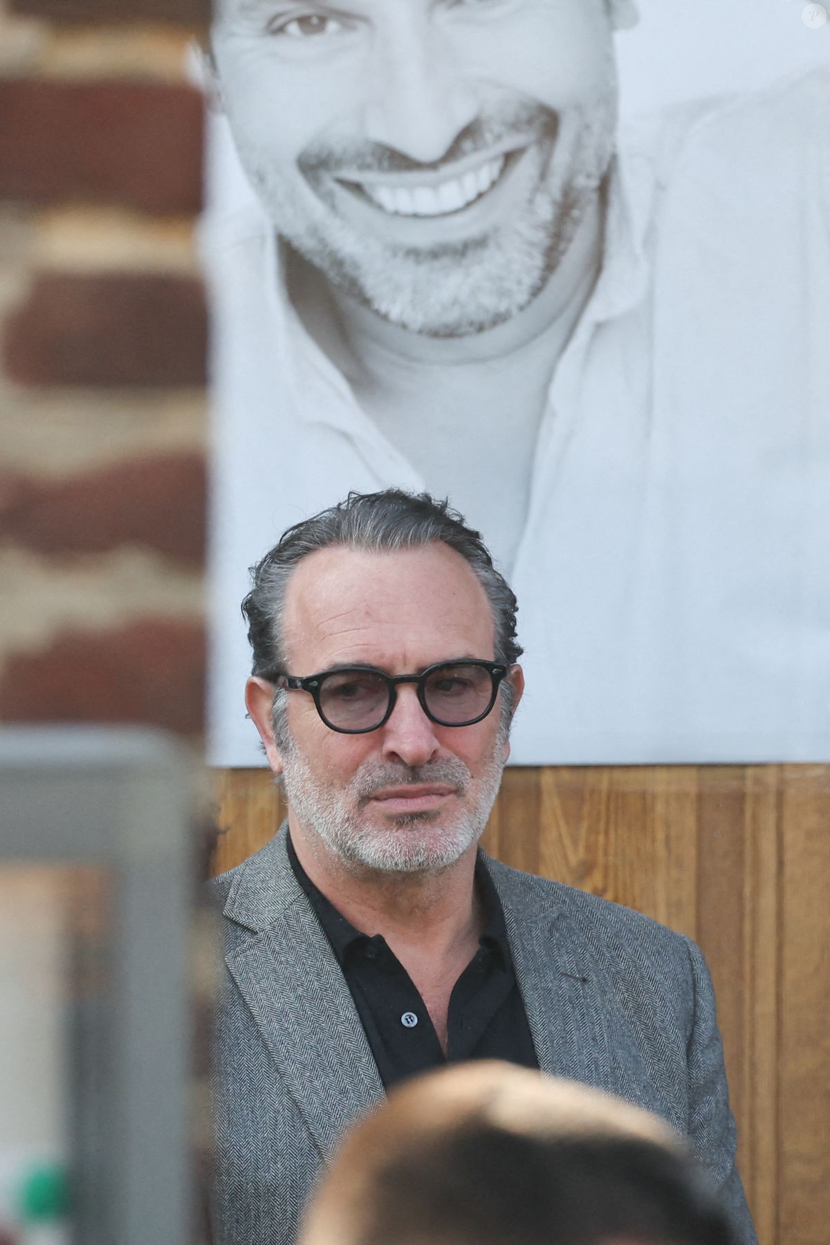 Photo : Jean Dujardin - Arrivées aux obsèques de Bruno Salomone en l ...