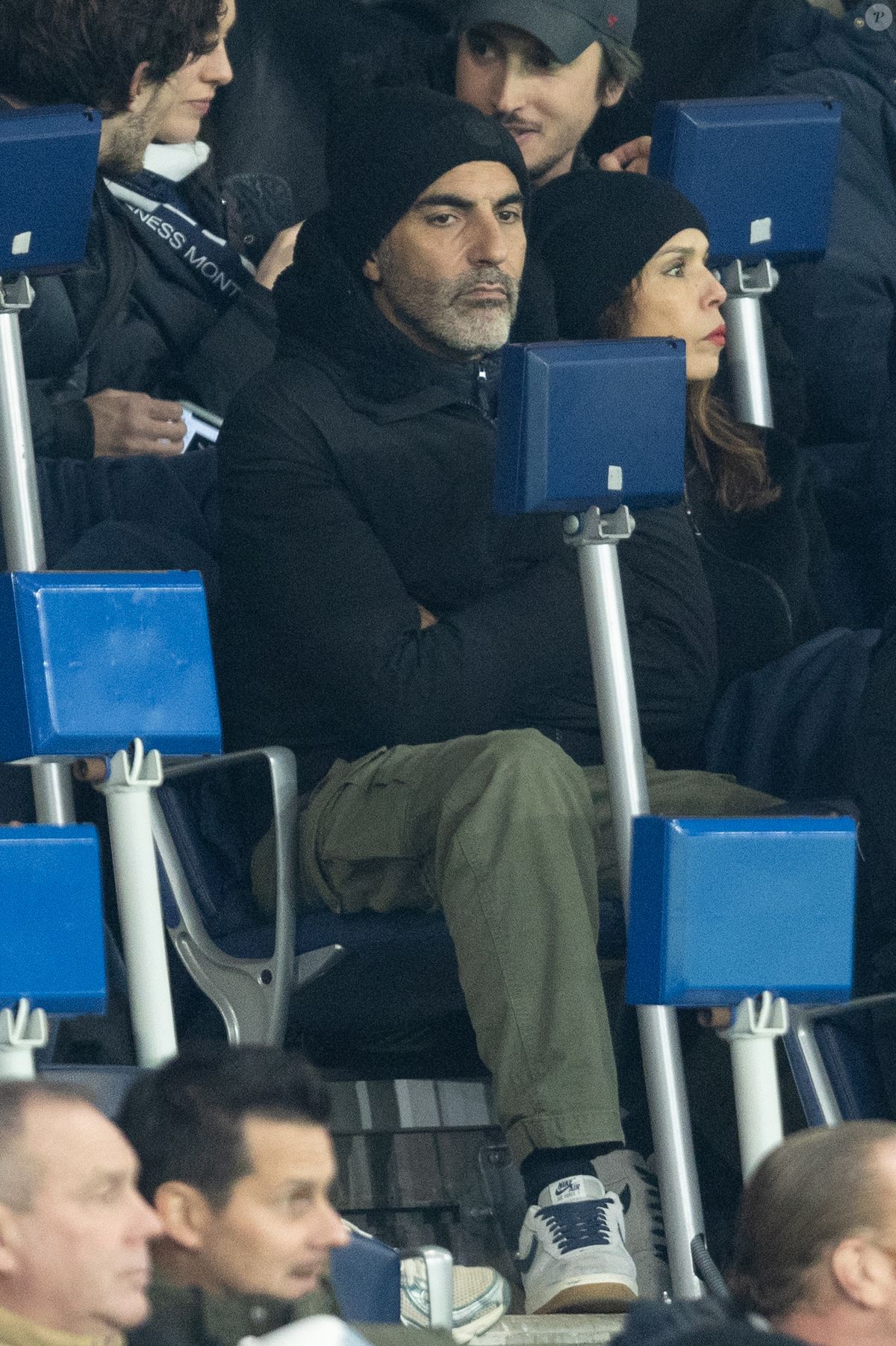 Photo : Ary Abittan - Célébrités dans les tribunes lors du match de ...