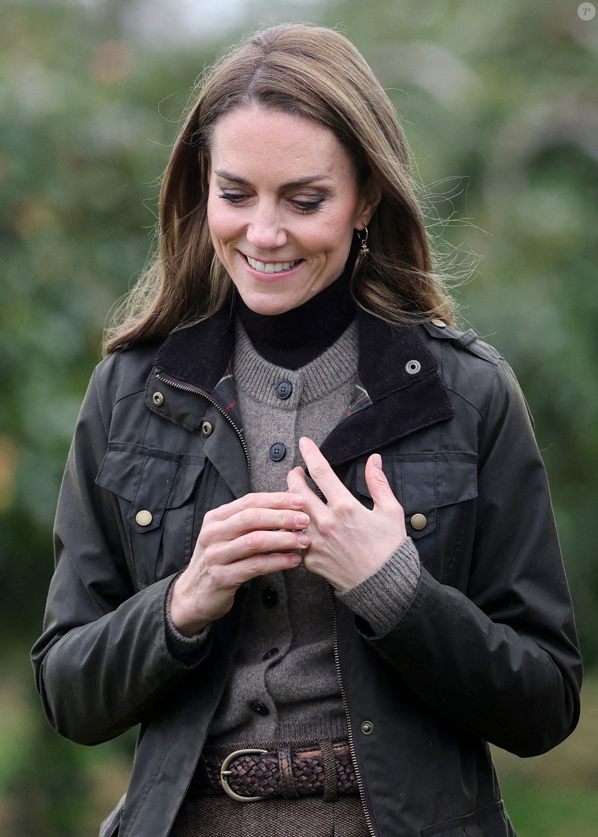 Photo : La princesse de Galles lors d'une visite à Long Meadow Cider à ...