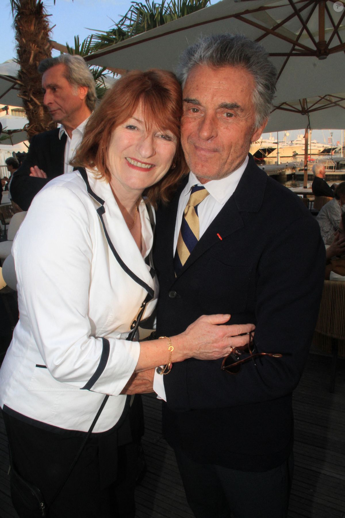 Photo : Exclusif - Muriel Mayette-Holtz et son mari Gérard Holtz ...