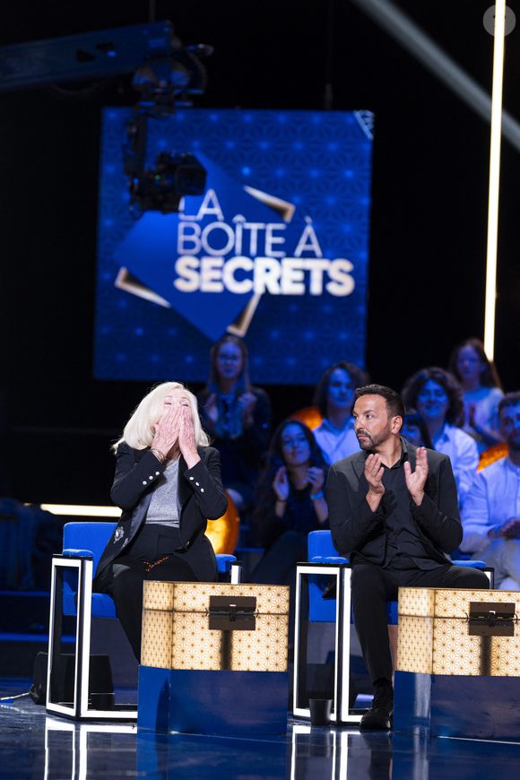 Photo : Exclusif - Kamel Ouali et Michèle Torr lors de l'enregistrement ...