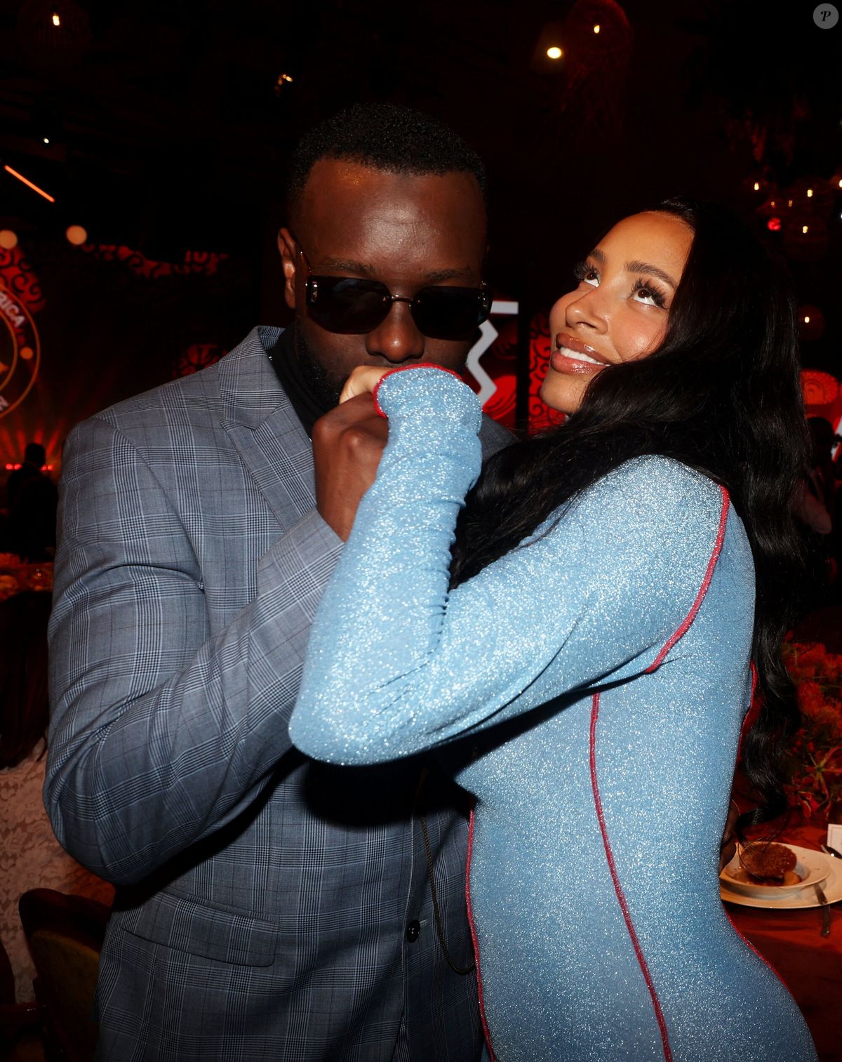 Photo : Exclusif - Gims et sa femme Demdem - Dîner de gala organisé par ...