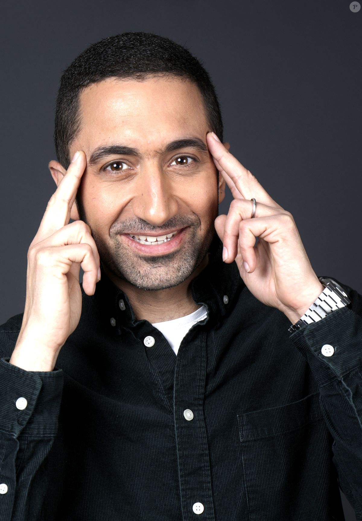 Photo : Portrait de Jimmy Mohamed lors de l'enregistrement de l ...