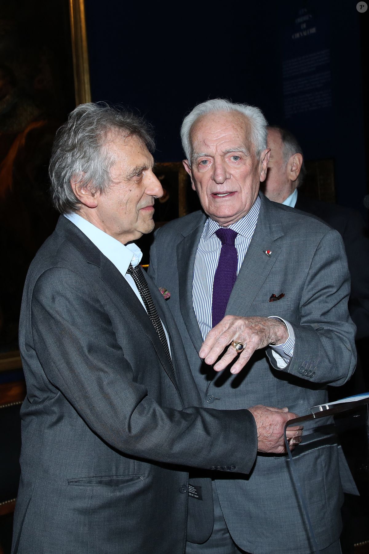 Photo : Philippe Labro remet à Alain Boublil et Claude-Michel Schönberg ...