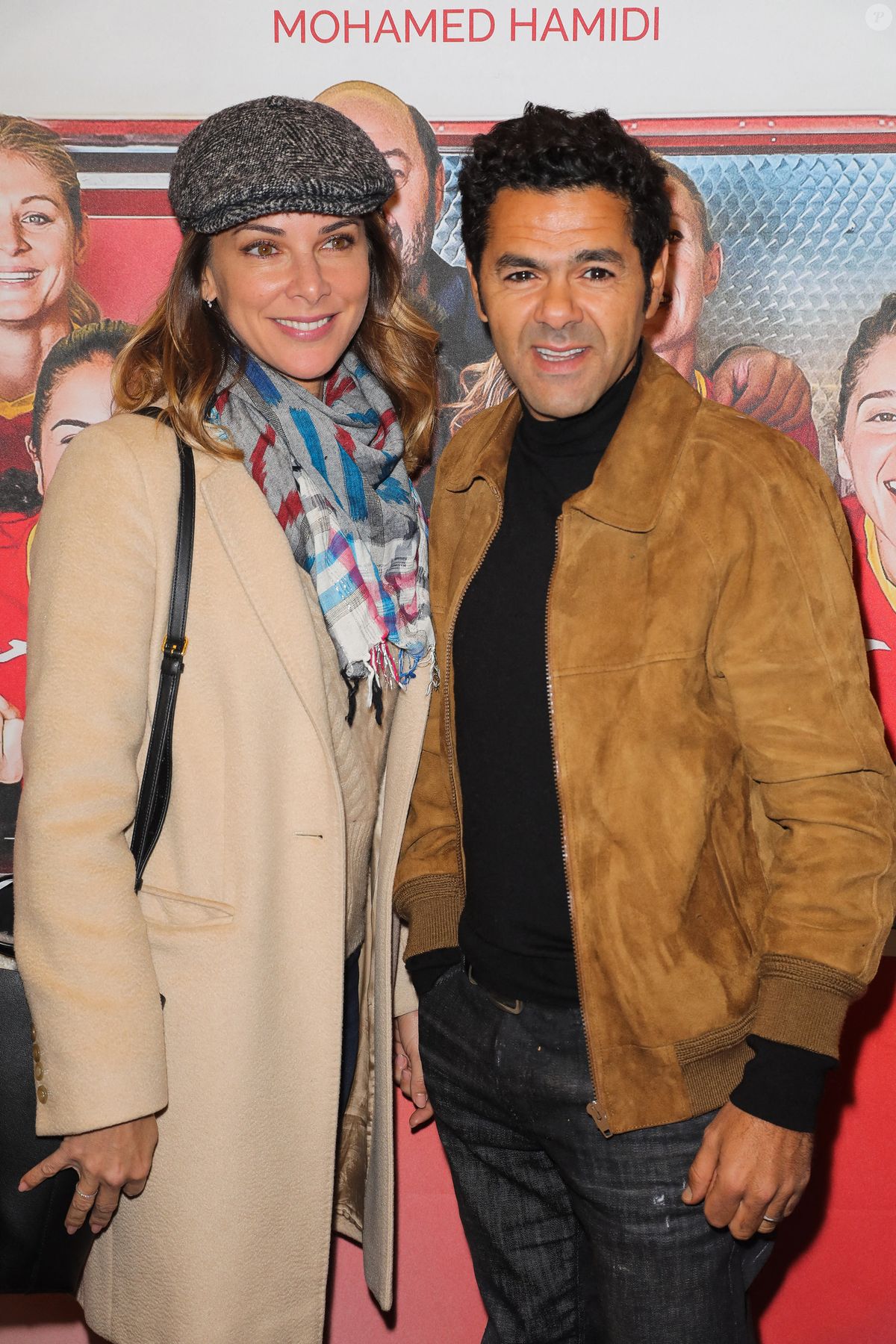 Photo : Melissa Theuriau and Jamel Debbouze attending Une Belle Equipe premiere head at Elysees ...