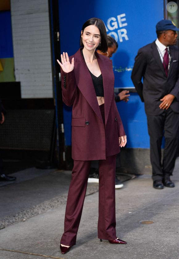 Photo : 16/09/2024 Lily Collins a été aperçue à New York. La star d ...