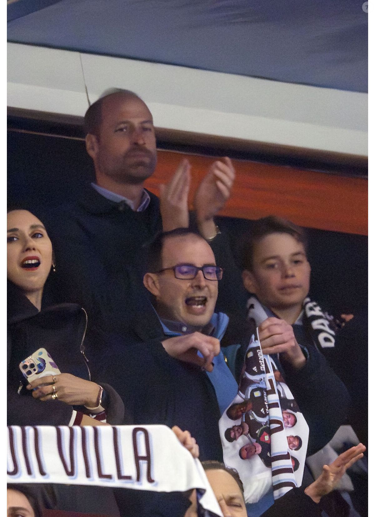 Photo : Le prince William, prince de Galles, et le prince George de ...