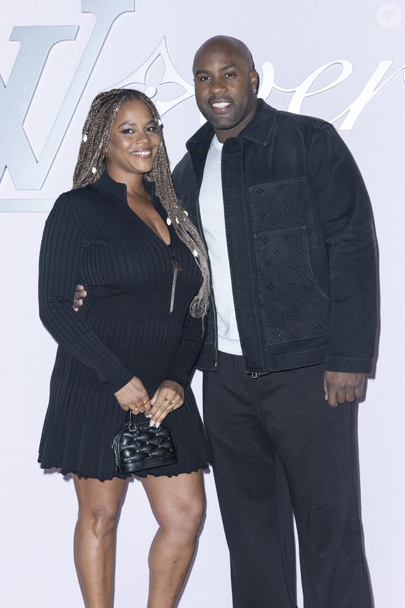 Photo : Luthna Plocus, Teddy Riner - Photocall pour le défilé Louis ...