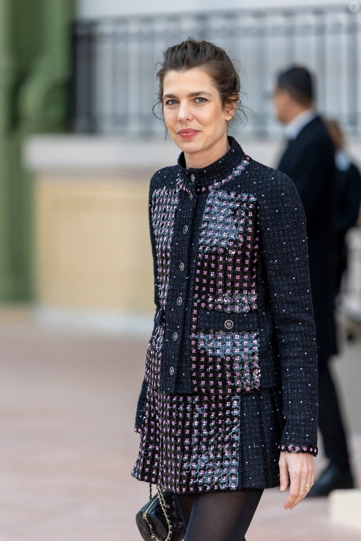 Photo : Charlotte Casiraghi au défilé Chanel au Grand Palais ...