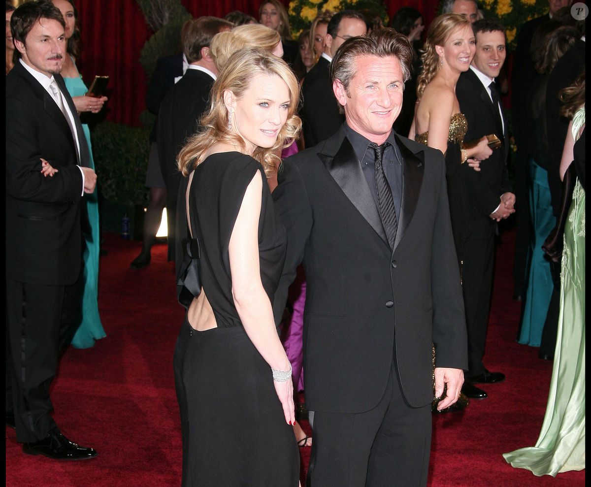 Photo : Sean Penn et Robin Wright Penn arrivent à la 81e cérémonie annuelle des Oscars qui s'est ...