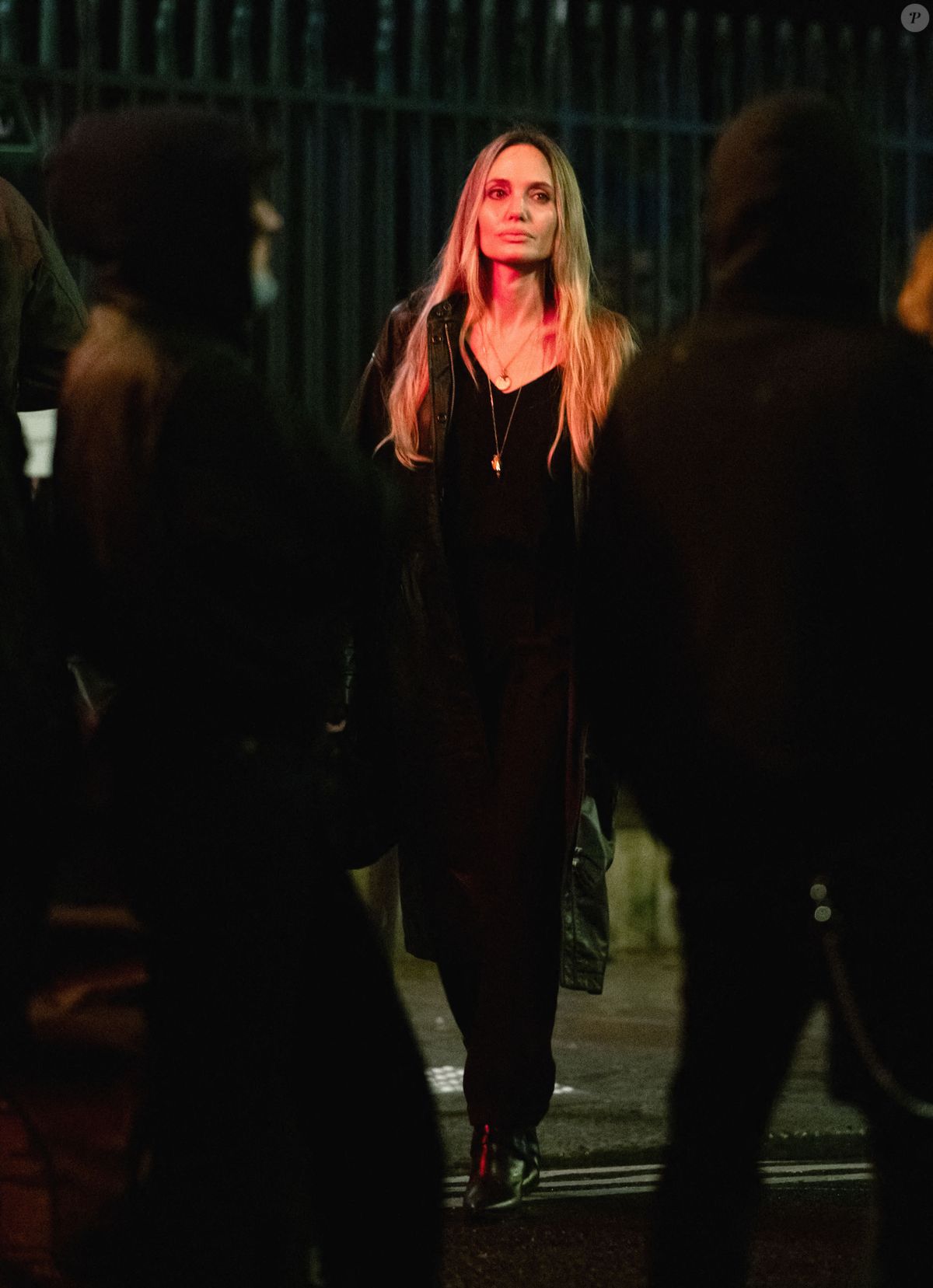 Photo : Angelina Jolie sur le tournage de Stitches à Paris, France, 5 ...