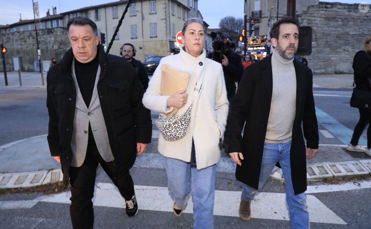 Photo : David Pelicot et Caroline Darian, les enfants de G.Pélicot ...