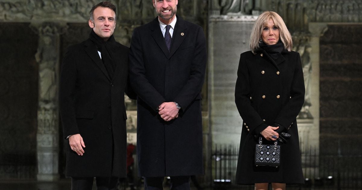 Réouverture de Notre-Dame : le prince William présent et tiré à quatre ...