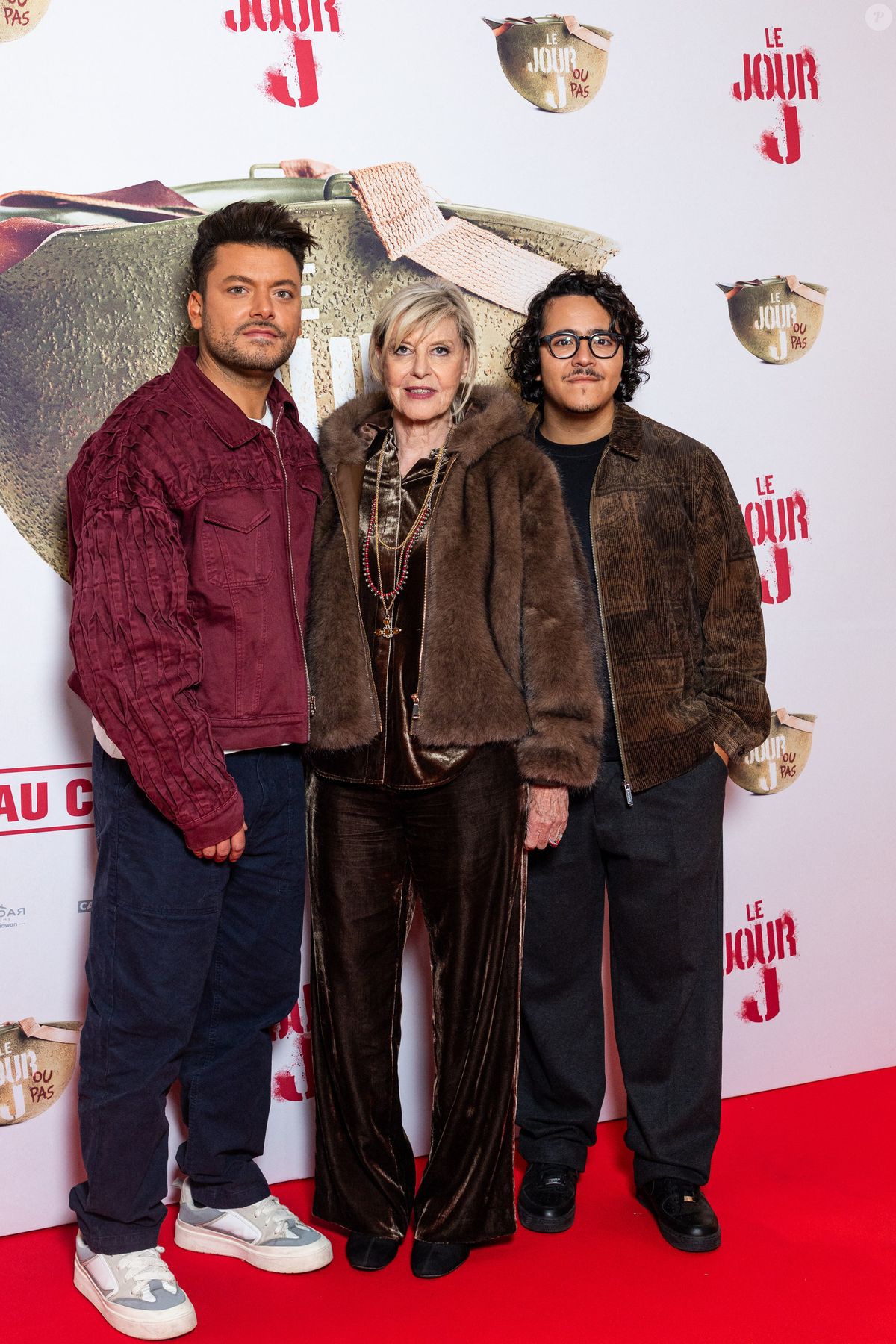 Photo : Kev Adams, Chantal Ladesou, Brahim Bouhlel - Première du film ...