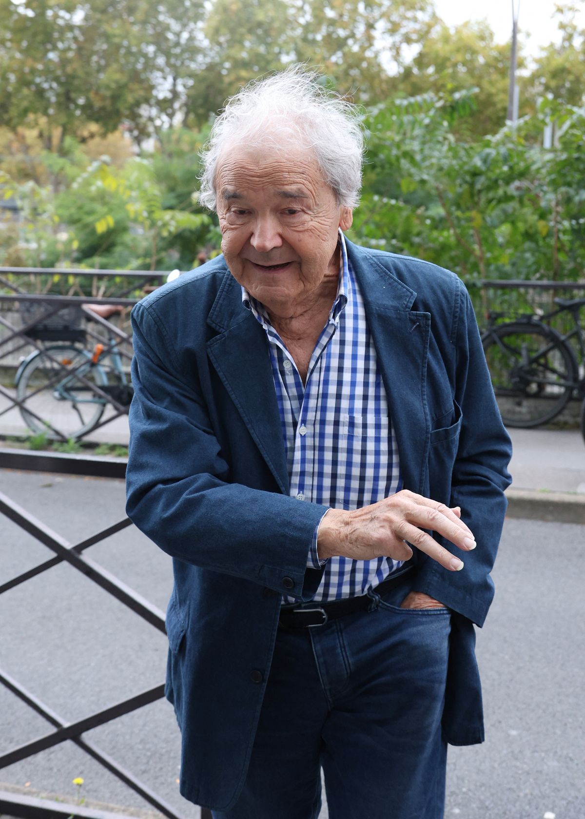 Photo : Pierre Perret - Arrivées lors de l'enregistrement de l'émission ...
