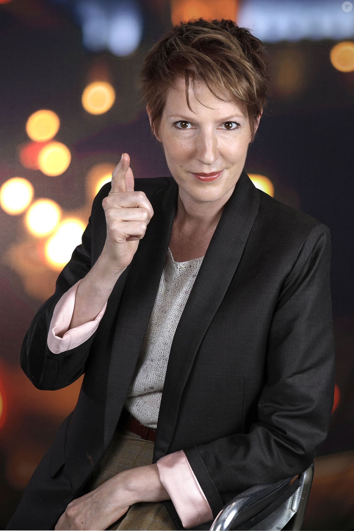 Photo : Portrait de Natacha Polony lors de l'enregistrement de l ...