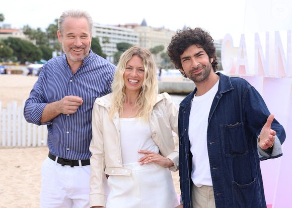 Photo : Fabrice Deville, Aurore Deplace et Folco Marchi - Photocall de ...