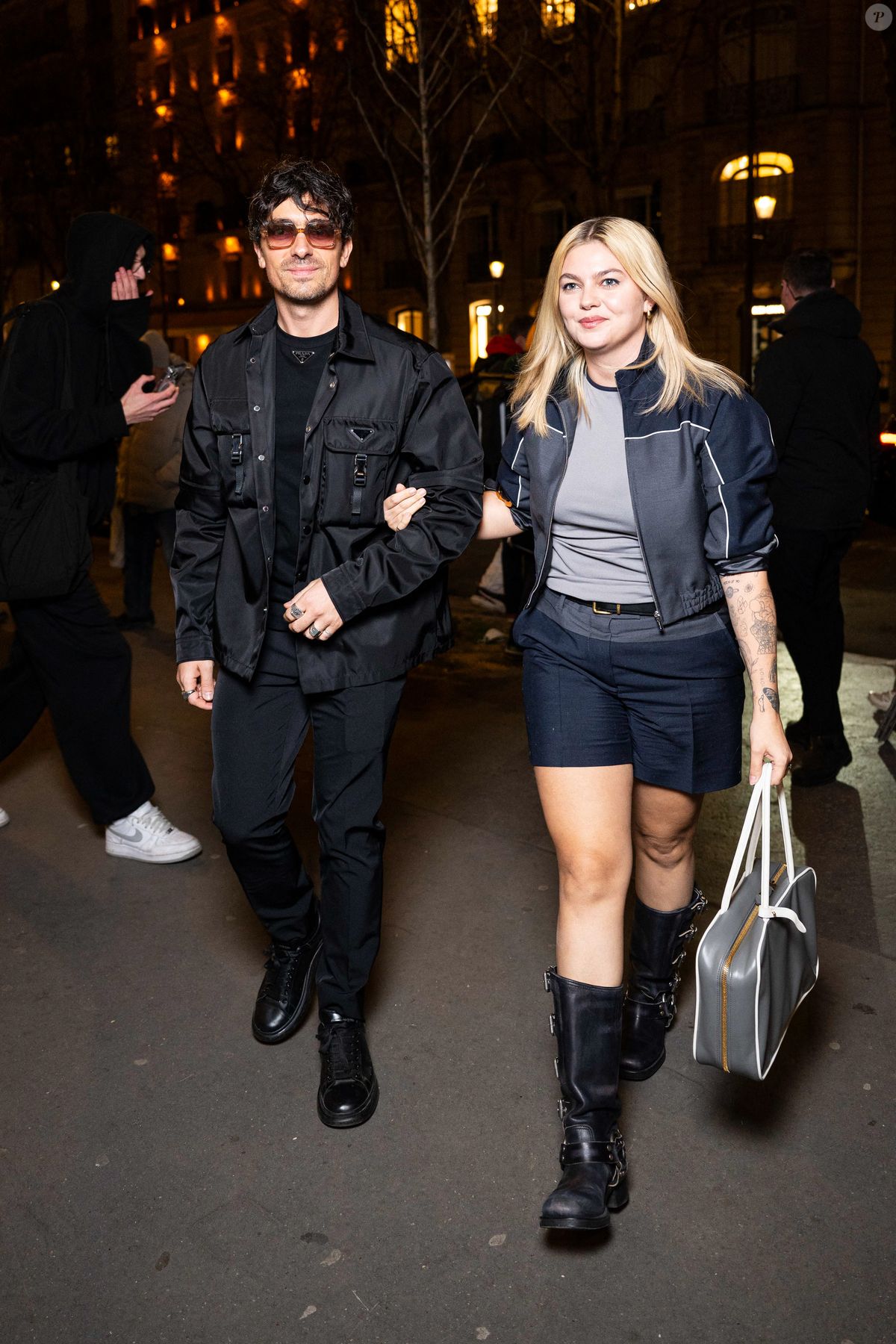 Photo : Louane Emera et son fiancé Florian Rossi à l'after party de la ...