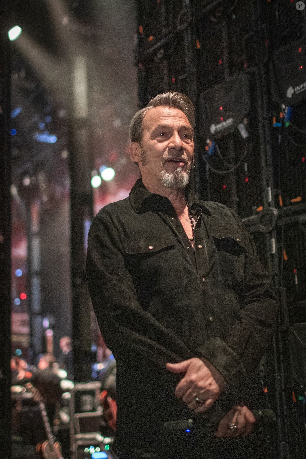 Photo : Exclusif - Florent Pagny en backstage de l'enregistrement de l'émission "Serge Lama, le ...