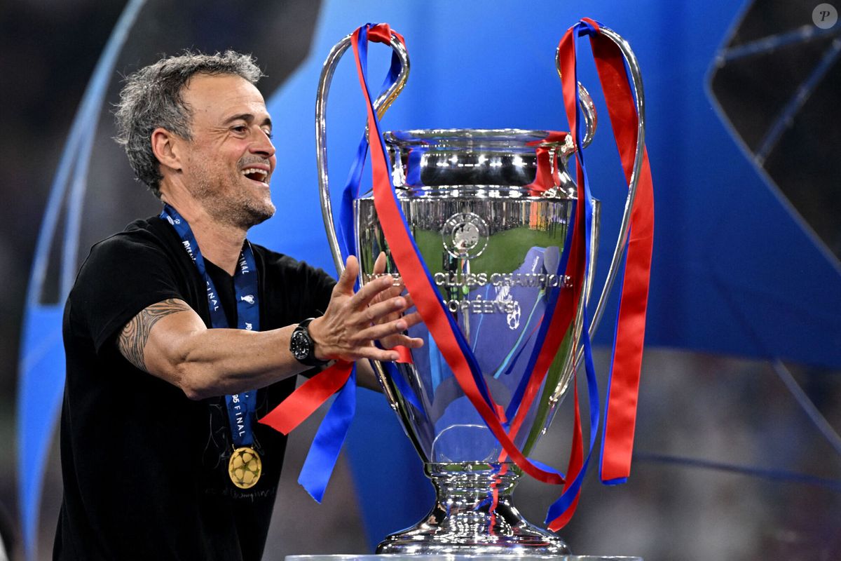 Photo : Luis Enrique - Le PSG remporte la Ligue Des Champions 2025 ...