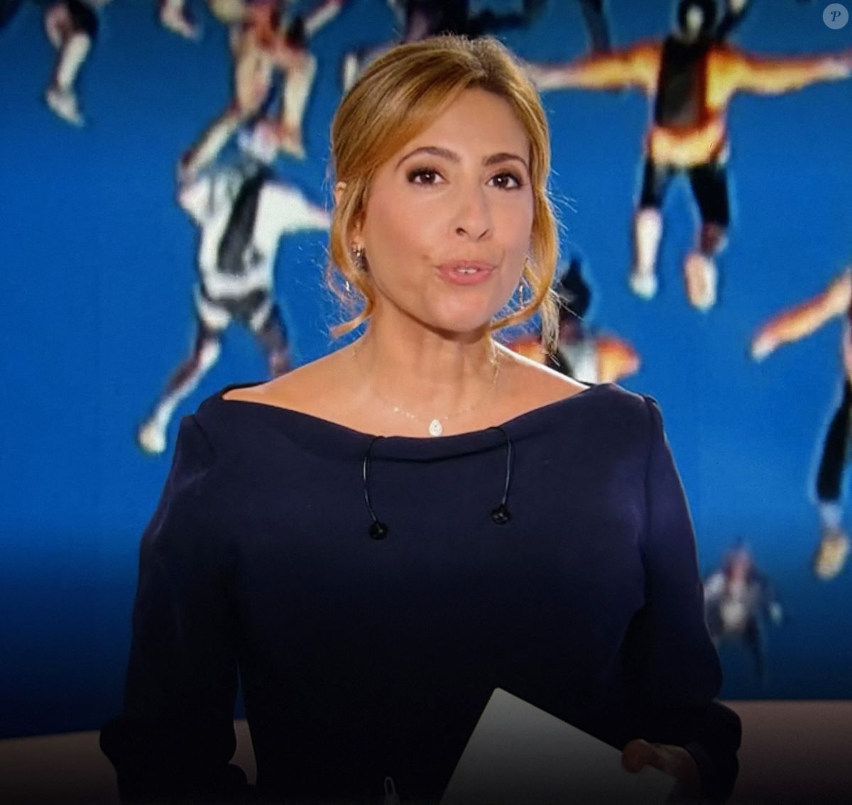 Photo : Captures d'écran - Léa Salamé présente son premier journal de ...