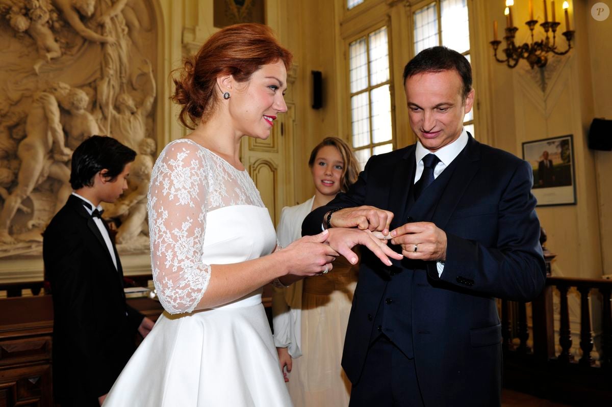 Photo : Exclusif - Emilie Dequenne et son époux Michel Ferracci ...