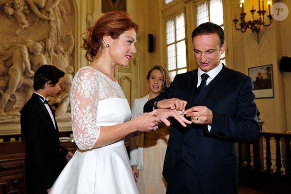 Photo : Exclusif - Emilie Dequenne et son époux Michel Ferracci ...