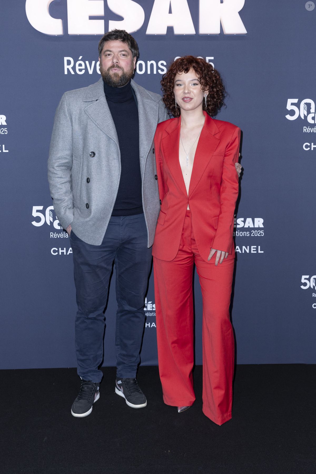 Photo : Nessim Chikhaoui et Lucie Charles-Alfred - Photocall de la ...