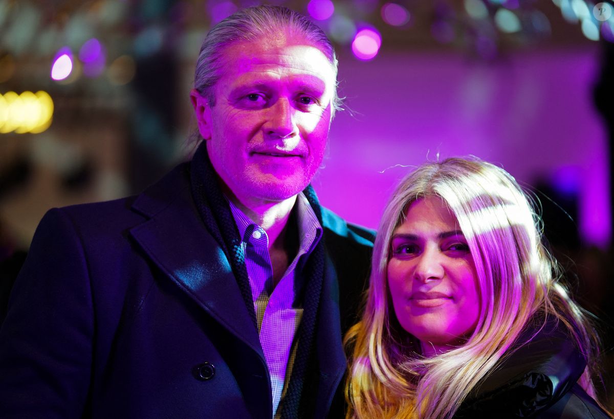 Photo : Emmanuel Petit et sa compagne Asma - Défilé pour célébrer la ...