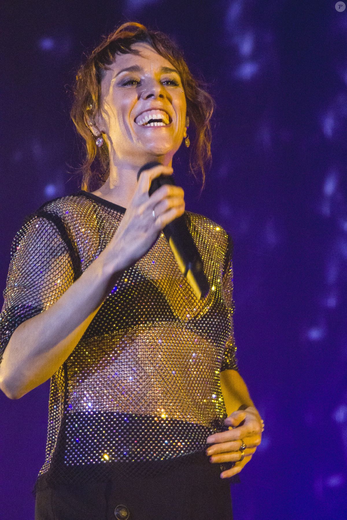 Photo : La chanteuse française Zaz s'est produite à l'Espaço Unimed de ...