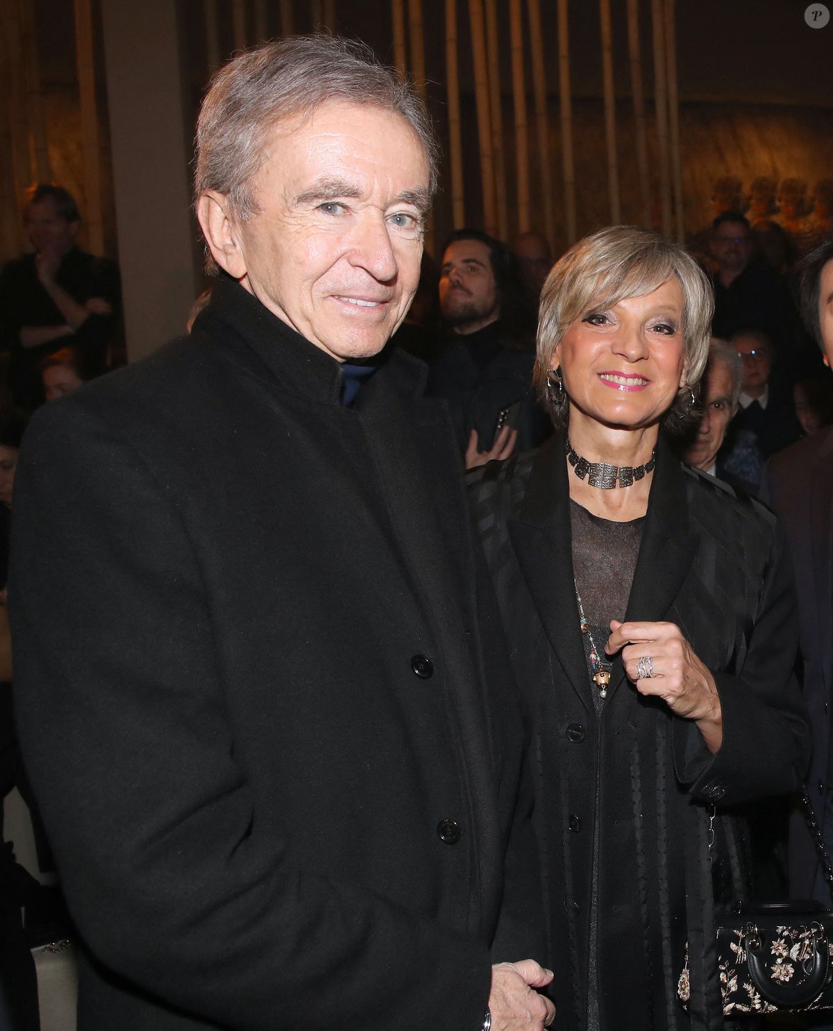 Photo : Bernard Arnault et sa femme Hélène Arnault au front row du ...